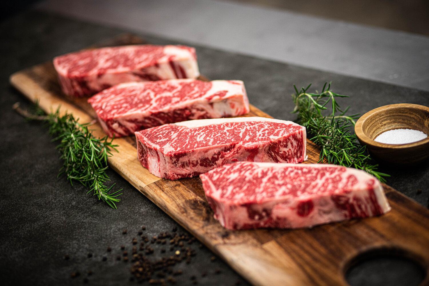 NY Strip Steak Pack | Texas Wagyu or Platinum – G FIVE Cattle & Meats