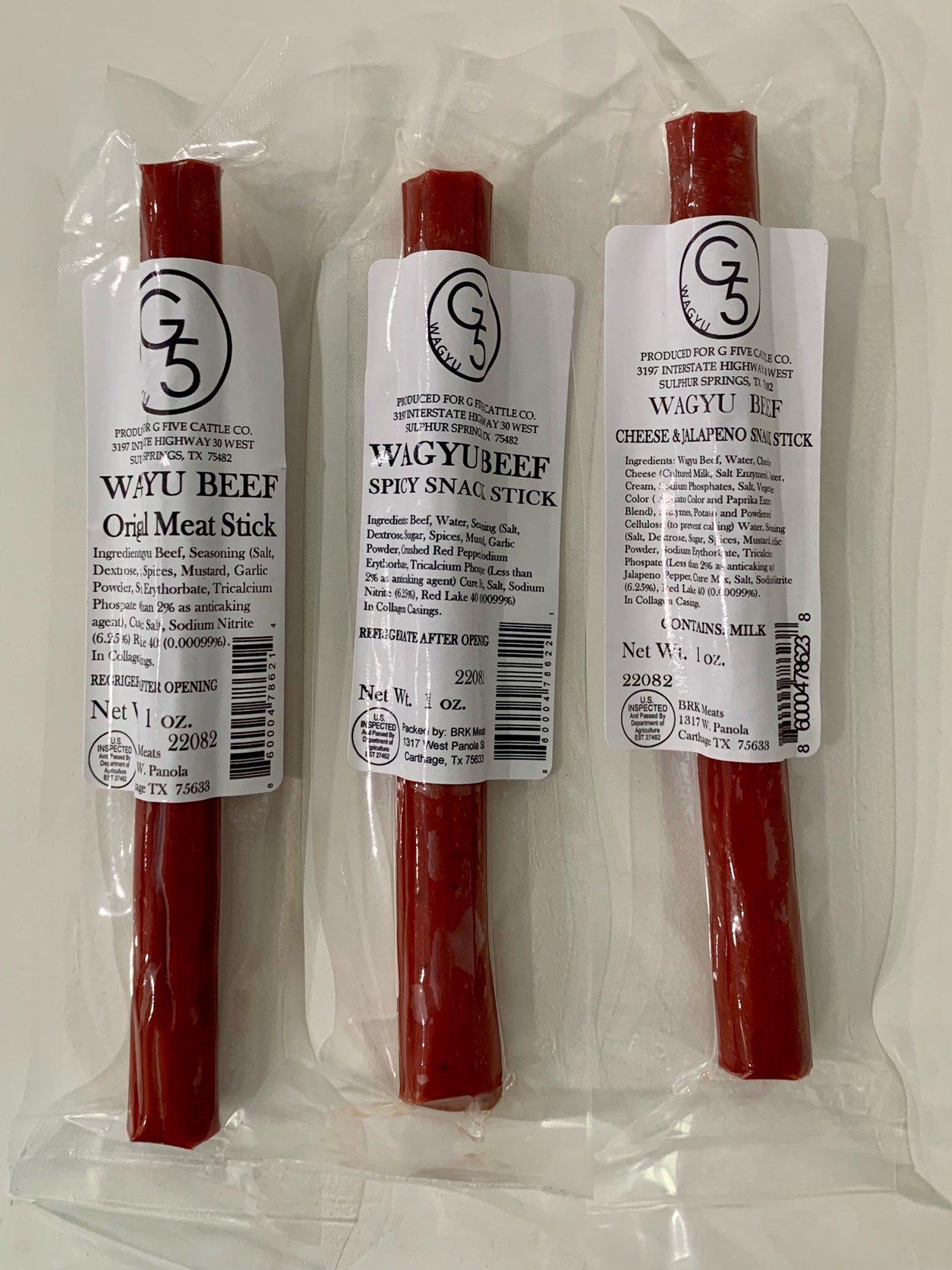 Wagyu Beef Snack Stick – G FIVE Cattle & Meats